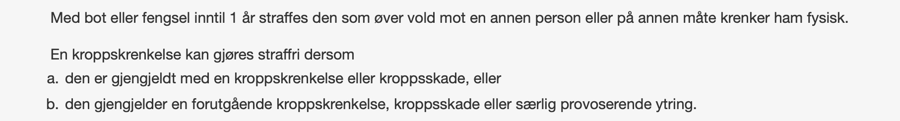 Vanlige spørsmål om straff og strafferett - Paragrafer.no
